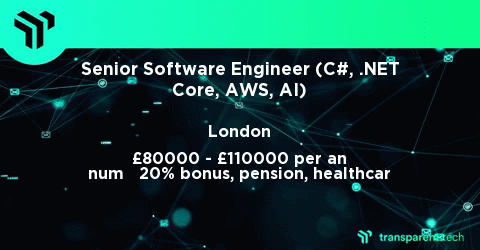 Senior Software Engineer (C#, .NET Core, AWS, AI)